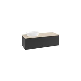 Villeroy & Boch V&B Waschtischunterschrank mit Frontstruktur, mit Beleuchtung Antao 120x36x50cm, WBP-farbe botti., bla m Lac ; Villeroy & Boch (L33113PD)