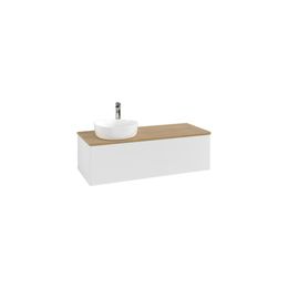 Villeroy & Boch V&B Waschtischunterschrank mit Frontstruktur, mit Beleuchtung Antao 120x36x50cm, HL, WBP hon. Oa, g wh. Lac ; Villeroy & Boch (L33151GF)