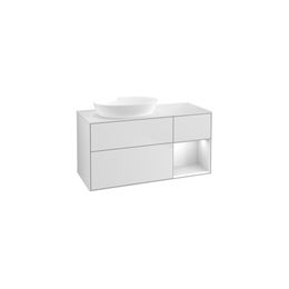 Villeroy & Boch V&B Waschtischunterschrank Finion 120cm, Pl w m, Reg wh. m Lac, wh. m Lac ; Villeroy & Boch (FA51MTMT)