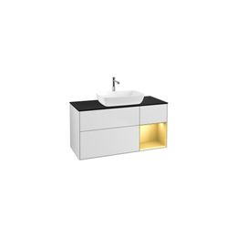 Villeroy & Boch V&B Waschtischunterschrank Finion 120cm, Pl b m, Reg gol m Lac, wh. m Lac ; Villeroy & Boch (F832HFMT)