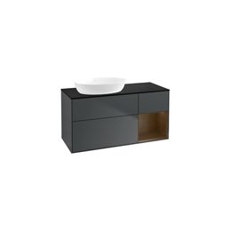 Villeroy & Boch V&B Waschtischunterschrank Finion 120cm, Pl b m, Reg wal ven, md bl. m Lac ; Villeroy & Boch (FA52GNHG)
