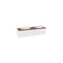 Villeroy & Boch V&B Waschtischunterschrank mit Frontstruktur -Beleuchtung Antao 160x50cm, WBP-farbe w. wal, wh. m Lac ; Villeroy & Boch (L39112MT)