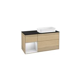 Villeroy & Boch V&B Waschtischunterschrank Finion 120cm, Pl b m, Reg li wh. m Lac, Oa ven ; Villeroy & Boch (F272MTPC)