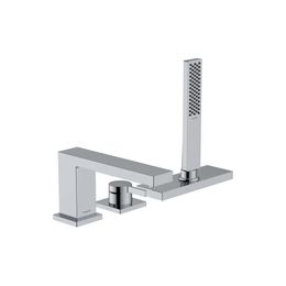 Hansgrohe 3-Loch-Waschtischmischer Tecturis E mit sBox, chrom (73443000)