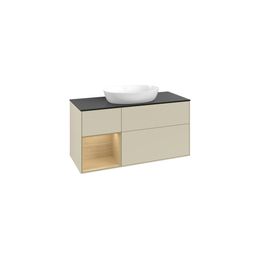Villeroy & Boch V&B Waschtischunterschrank Finion 120cm, Pl bla m, Reg Oa ven, si Gr m Lac ; Villeroy & Boch (FA62PCHJ)
