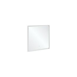 Villeroy & Boch V&B Spiegel Subway 3.0 Aluminiumrahmen, 80x75x4,75cm, wei&szlig; matt ; Villeroy & Boch (A4638000)