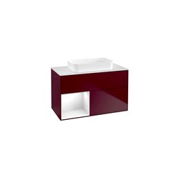 Villeroy & Boch V&B Waschtischunterschrank Wandbeleuchtung Finion 100x60,3 cm, Reg li glo wh. Lac, Peo m ; Villeroy & Boch (G651GFHB)
