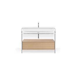 Duravit M&ouml;belwaschtisch-Kombi Happy D.2 Plus 117,5x49cm, m Kons, 1 Lad, 1 HL, Me Ei (HP4844O71710000)