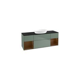 Villeroy & Boch V&B Waschtischunterschrank Wandbeleuchtung Finion 160cm, Pl bla m, Reg wal ven, Oli. m Lac ; Villeroy & Boch (GD02GNGM)