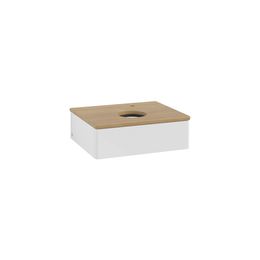Villeroy & Boch V&B Waschtischunterschrank ohne Frontstruktur -Beleuchtung Antao 60x19x50cm, HL, WBP hon. Oa, glo wh. Lac ; Villeroy & Boch (L07051GF)
