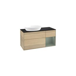 Villeroy & Boch V&B Waschtischunterschrank Finion 120cm, Pl bla m, Reg Oli. m Lac, Oa ven ; Villeroy & Boch (FA52GMPC)