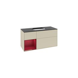 Villeroy & Boch V&B Waschtischunterschrank Finion 120cm, Pl bla m, Reg li Peo, si Gr m Lac ; Villeroy & Boch (F412HBHJ)