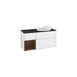 Villeroy & Boch V&B Waschtischunterschrank Wandbeleuchtung Finion 120cm, Pl b m, Reg wal ven, glo wh. Lac ; Villeroy & Boch (GA42GNGF)