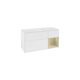 Villeroy & Boch V&B Waschtischunterschrank Finion 120cm, Pl w m, Rg si Gr m Lac, wh. m Lac ; Villeroy & Boch (FA71HJMT)