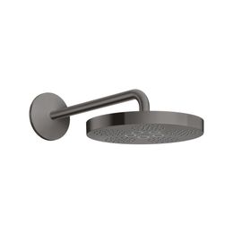 Hansgrohe Kopfbrause Axor One m Brausearm, 1jet, brushed black chrome (48491340)