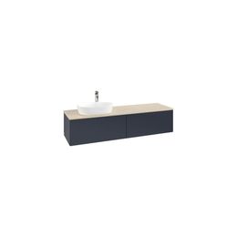 Villeroy & Boch V&B Waschtischunterschrank ohne Frontstruktur Antao 160x50cm, HL, WBP botti., md bl. m Lac ; Villeroy & Boch (K37053HG)