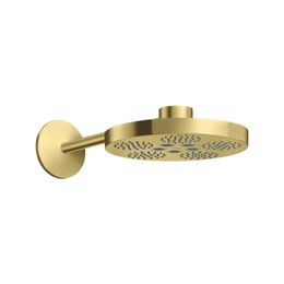 Hansgrohe Kopfbrause Axor One mit Brausearm, 2jet, brushed brass (48492950)