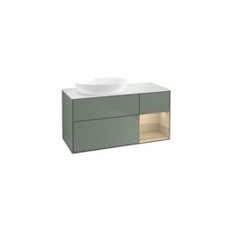 Villeroy & Boch V&B Waschtischunterschrank Finion 120cm, Pl wh. m, Reg Oa ven, Oli. m Lac ; Villeroy & Boch (FA51PCGM)