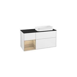 Villeroy & Boch V&B Waschtischunterschrank Finion 120cm, Pl b m, Rg li Oa ven, glo wh. Lac ; Villeroy & Boch (F272PCGF)