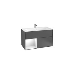 Villeroy & Boch V&B Waschtischunterschrank Finion Reg li wal ven, Silk Grey Matt Lacquer ; Villeroy & Boch (F030GNHJ)