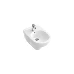 Villeroy & Boch V&B Wand-Bidet O.Novo 36x56cm, 1 Hahnl., Überlauf, weiß C-plus ; Villeroy & Boch (546000R1)