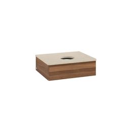 Villeroy & Boch V&B Waschtischunterschrank ohne Frontstruktur -Beleuchtung Antao 60x19x50cm, WBP-farbe botti., w. walnut ; Villeroy & Boch (L07013HM)
