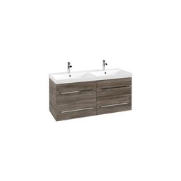 Villeroy & Boch V&B Waschtischunterschrank Avento 118x51,4x48cm, 4 A, wd, G vc gl., st. Oa ; Villeroy & Boch (A89300RK)