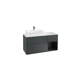 Villeroy & Boch V&B Waschtischunterschrank Finion 120cm, Pl w m, Rg r b m La, md bl. m Lac ; Villeroy & Boch (F151PDHG)
