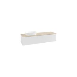 Villeroy & Boch V&B Waschtischunterschrank mit Frontstruktur Antao 160x50cm, WBP-farbe botti., glo wh. Lac ; Villeroy & Boch (K37113GF)