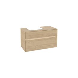 Villeroy & Boch V&B Waschtischunterschrank Collaro 100x54,8x50cm, WT l, LED 7,3 W, Nord Oa ; Villeroy & Boch (C014B0VJ)