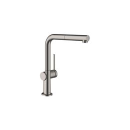 Hansgrohe Sp&uuml;ltisch-Einhebelmischer 270 Talis M54 mit Ausziehauslauf, 1jet, brushed black (72809340)