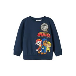 name it Sweatshirt Jungen Gr&ouml;&szlig;e 110 dunkelblau / gelb / grau / knallrot