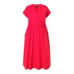 Ulla Popken Kleid Damen Gr&ouml;&szlig;e 42/44 hellrot Winterkleid