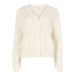 Apricot Knit Cardigan ' ' female White size XS