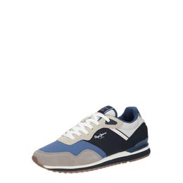 Pepe Jeans Sneakers 'London Link' male size 42 marine blue / Blue denim / Grey / White