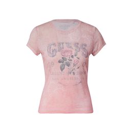 Guess T-Shirt Damen Gr&ouml;&szlig;e M rauchblau / dunkelgr&uuml;n / rosa / ros&eacute;