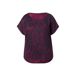 Studio Untold Shirt Damen Gr&ouml;&szlig;e XXL/XXXL beere / schwarz