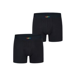 Happy Shorts Boxer shorts ' Jersey ' male Black size S