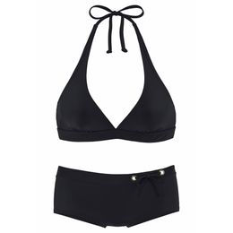 Bruno Banani Triangel-Bikini Damen Gr&ouml;&szlig;e XS/S schwarz