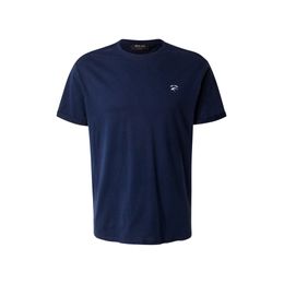 INDICODE Jeans T-Shirt 'Kloge' Herren Gr&ouml;&szlig;e XXL navy / wei&szlig;