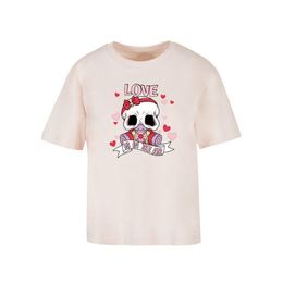 F4NT4STIC Shirt 'Anti Valentinstag LOVE is in the air' female Pink size S