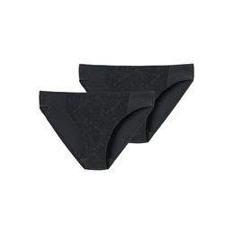 Schiesser Panty ' Air blickdichte Spitze ' female Black size 46