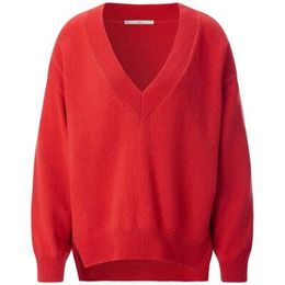 LANIUS Damen-Strickpullover V-Ausschnitt