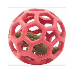 Gitterball in diversen Farben mit WHIMZEES Kausnack Ball L + Alligator 60g
