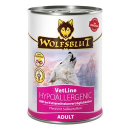 Wolfsblut VetLine Hypoallergenic Pferd Hunde-Nassfutter getreidefrei 6x395g