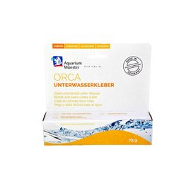 Aquarium M&uuml;nster ORCA Unterwasserkleber schwarz 75g