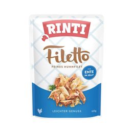 Rinti Filetto Huhn & Ente in Jelly Hunde-Nassfutter leicht verdaulich 24x100g