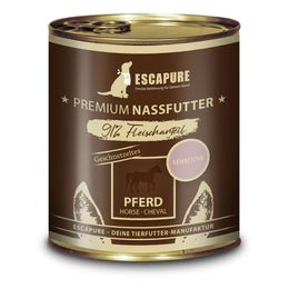 Escapure Pferde Geschnetzeltes Men&uuml; 6x800g