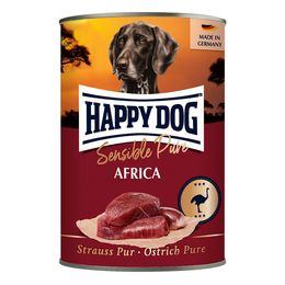 Happy Dog Sensible Pure Africa (Strau&szlig;) 12x400g