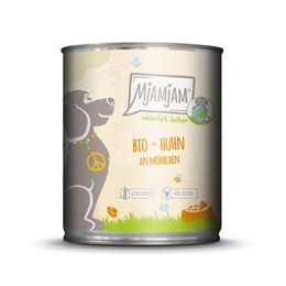 MjAMjAM BIO Huhn an M&ouml;hrchen Hunde-Nassfutter getreidefrei 6x800g